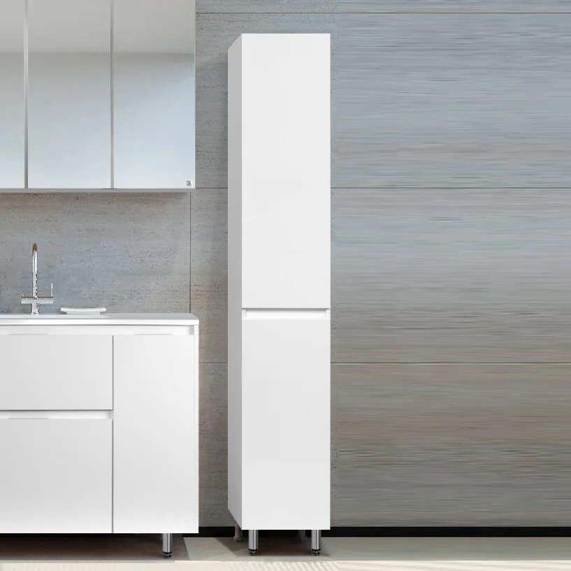 Шкаф-пенал Style Line Даллас 30 универсальный, белый СС-00002427