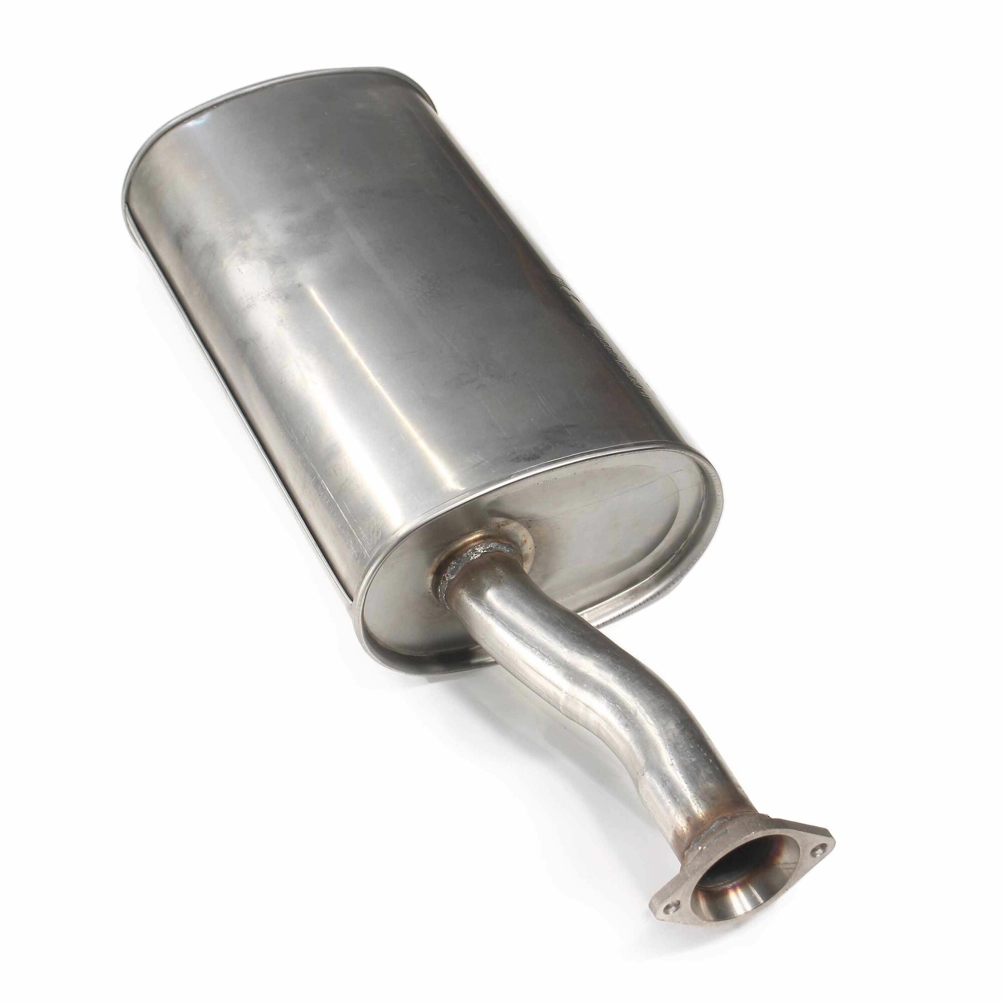 Глушитель УАЗ Хантер дв. 409, 514 Евро-2 (фланцы под 2/3 отв) нержав. сталь