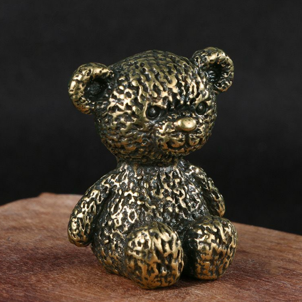 Статуэтка - Медведь - Медвежонок Тедди - Мягкая Игрушка - Миниатюра - Фигурка - Домашний Декор - Предметы Интерьера - Авторская Ручная Работа