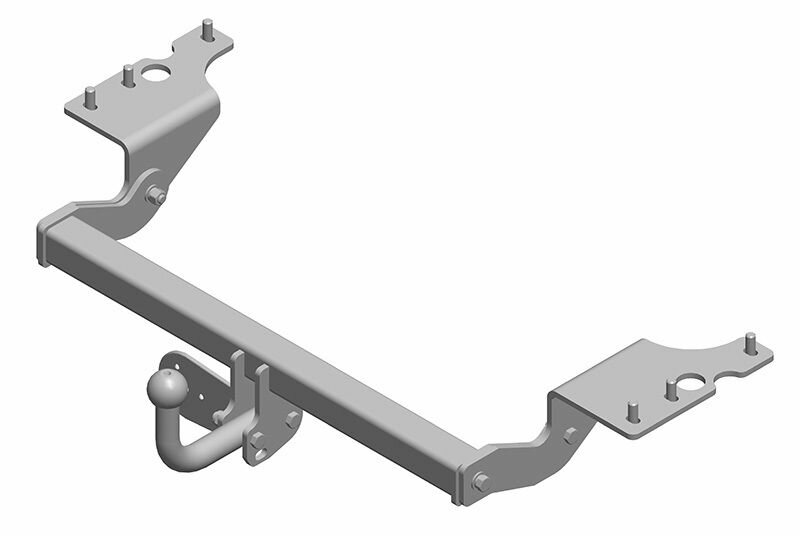 Фаркоп AvtoS TY 24 для Toyota Verso 2009-2013(паспорт и сертификат в комплекте)(без электрики)