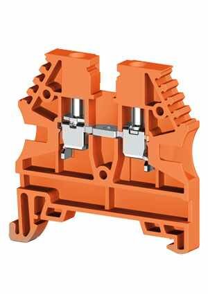 AVK2,5 (оранжевый), 304127RP Клеммник на DIN-рейку 2,5мм. кв.