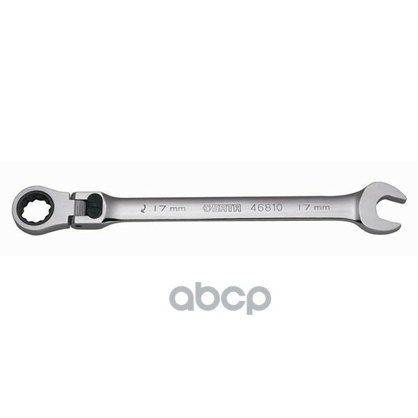 Ключ комби. (метр, храп./мех, шарнир./фикс, удл.) 16мм. (242/28.7мм) SATA арт. 46809