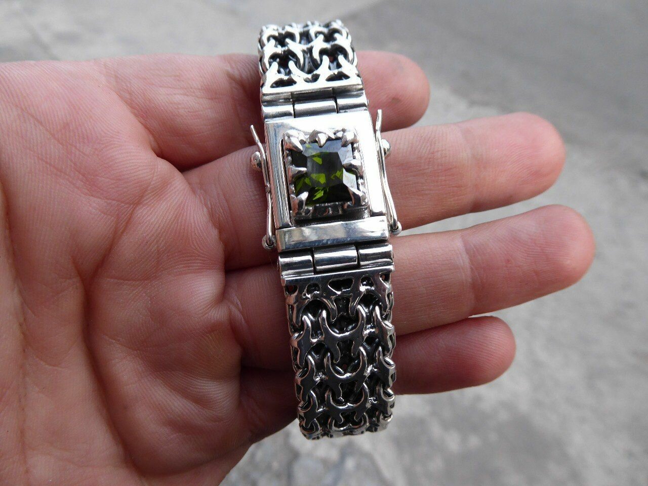 Браслет, славянский оберег, серебро, 925 проба, фианит