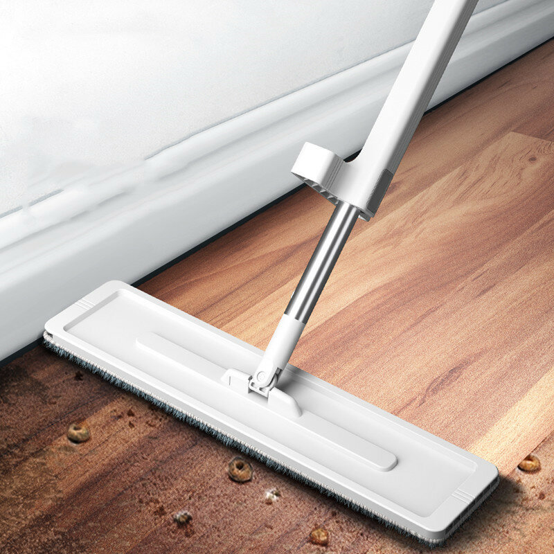 Швабра Wanben M2-50, с пятью тканями, вращающаяся, нержавеющая сталь, 10*32 см