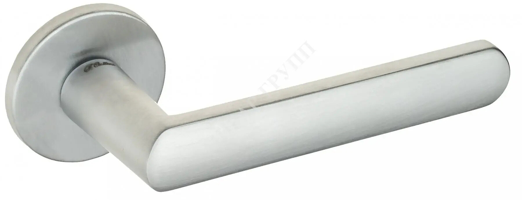 Дверная ручка Fratelli "NEVADA" 7 FS на круглой розетке матовый хром