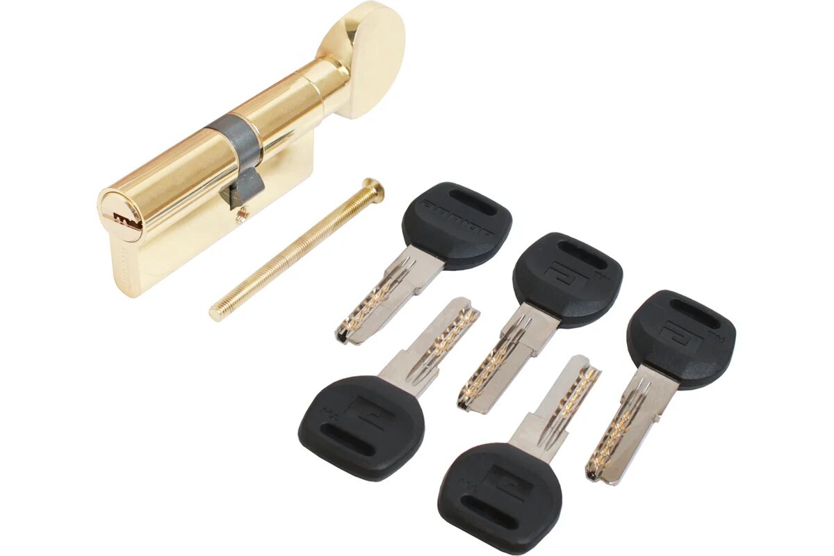 Аллюр цилиндровый механизм HD FG 70-5К BP 40x30G латунь перф. кл/верт 16262 для дверей