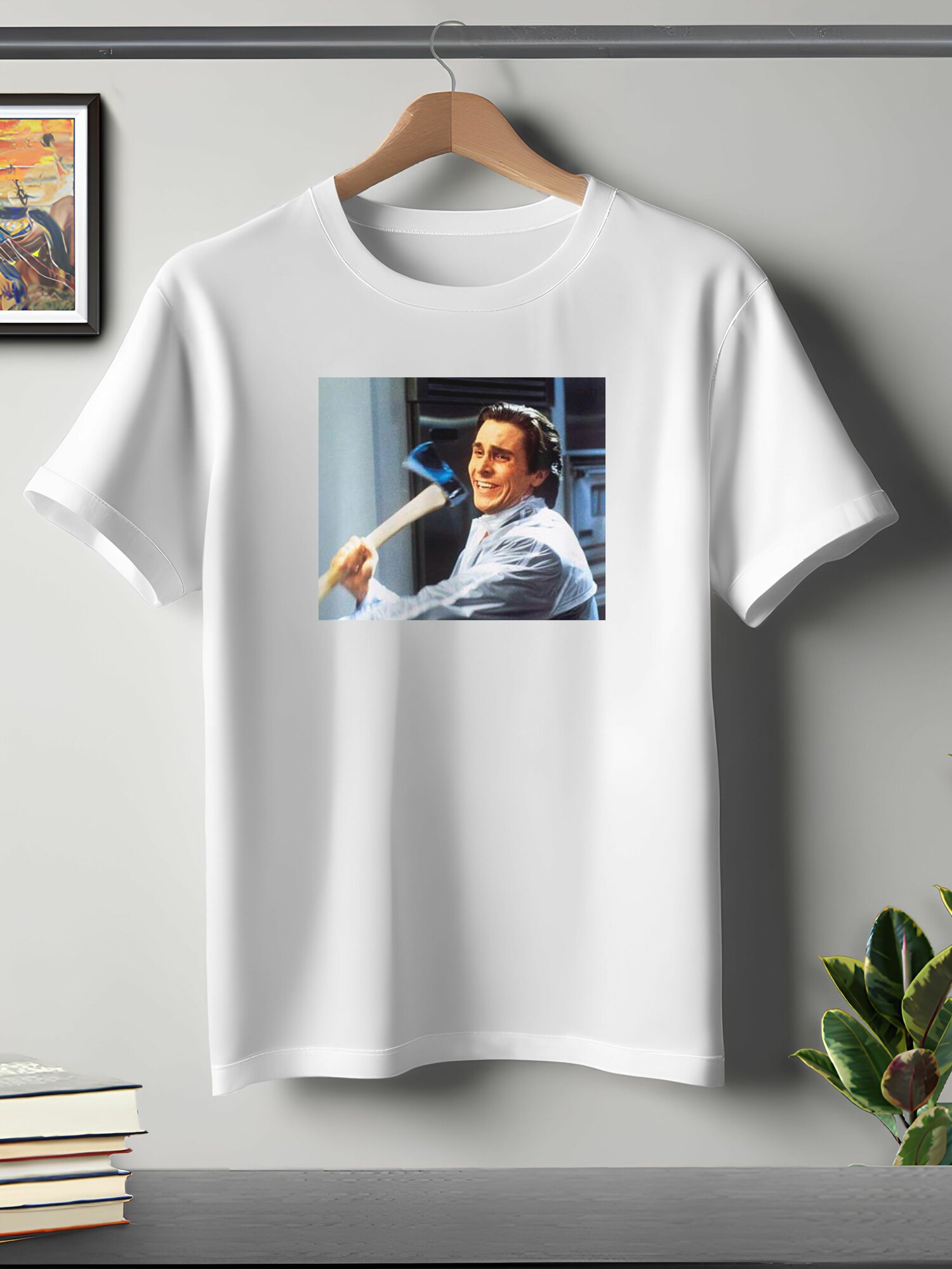 Футболка ONEQ унисекс 50-52 (XL) размер с принтом Мемы, белая