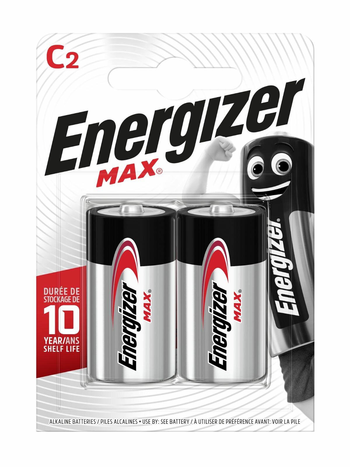 Батарейки ENERGIZER MAX LR14 E93 C 2 штуки в блистере