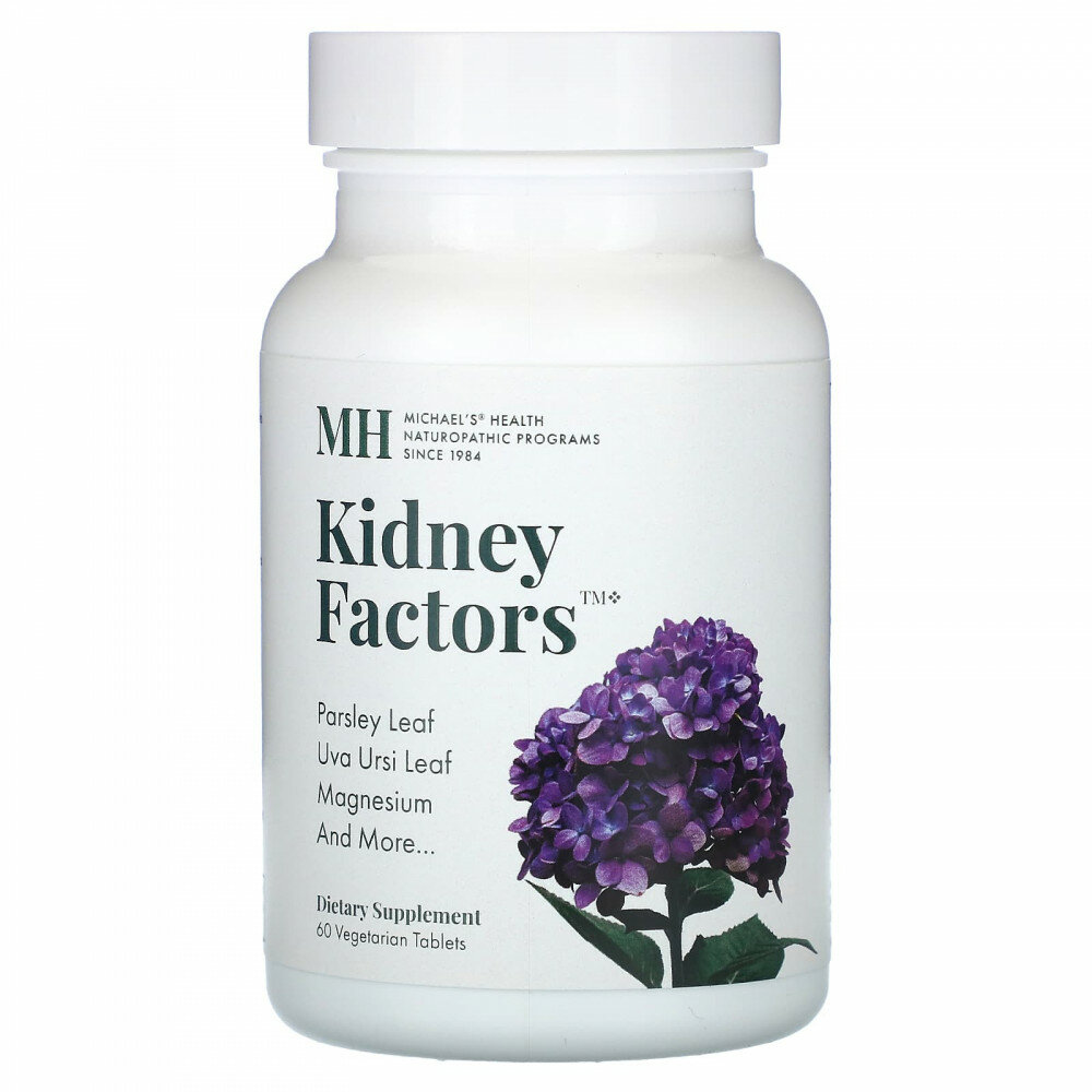 Michael's Health, Kidney Factors, 60 вегетарианских таблеток