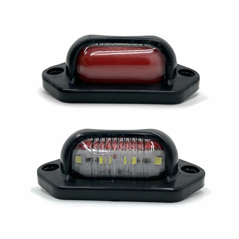 12-24V 8 LED задний габаритный фонарь для прицепа и грузовика — светодиодный габарит/боковой фонарь, комплект 2 шт