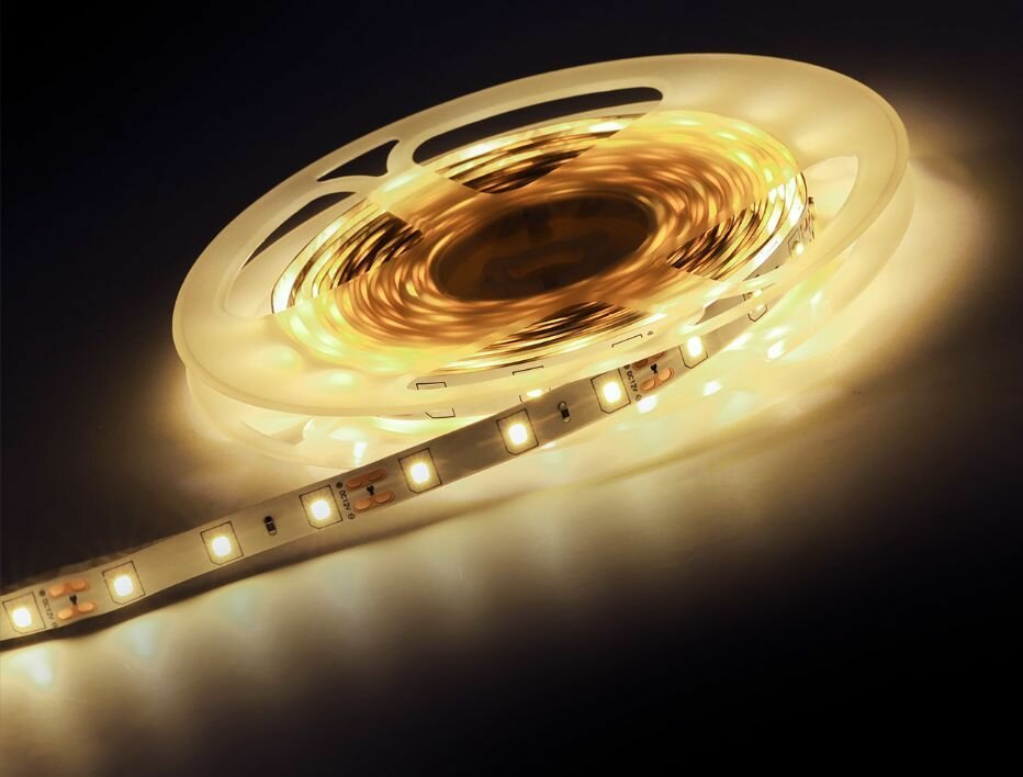 Светодиодная лента 6.3Вт, 12В, 60шт/м, 5 метров (SBL-IP20-6-3-4000K) 4000K