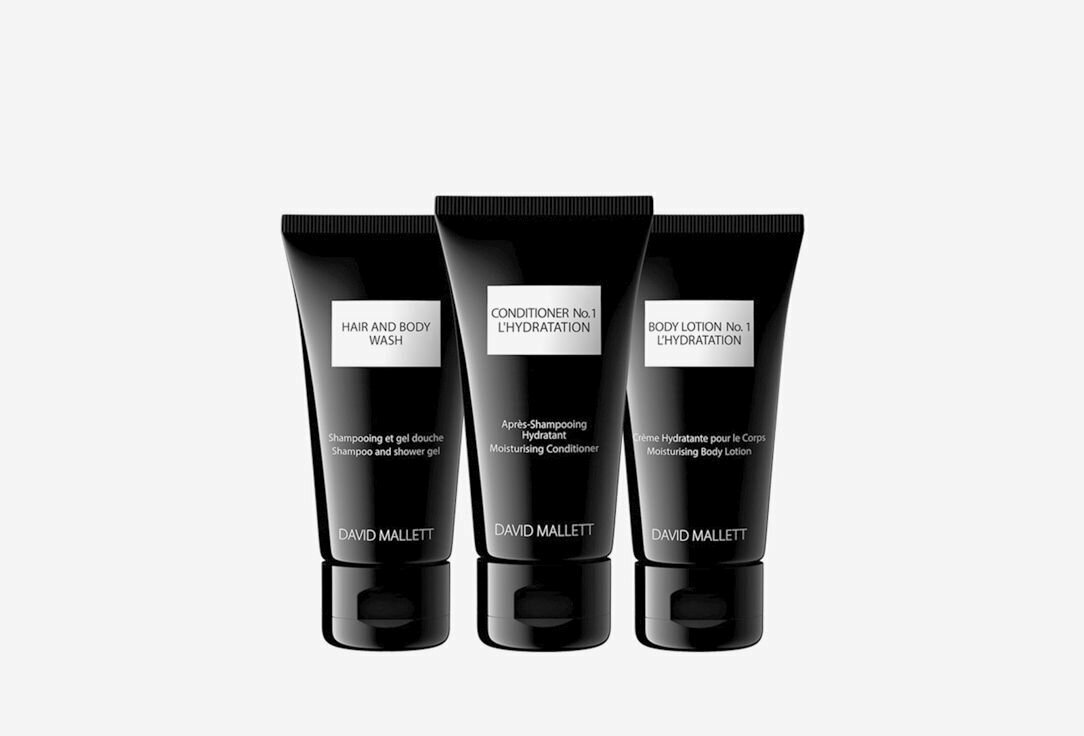 Тревел набор средств для волос и тела DAVID MALLETT Travel Kit Trio 3 мл