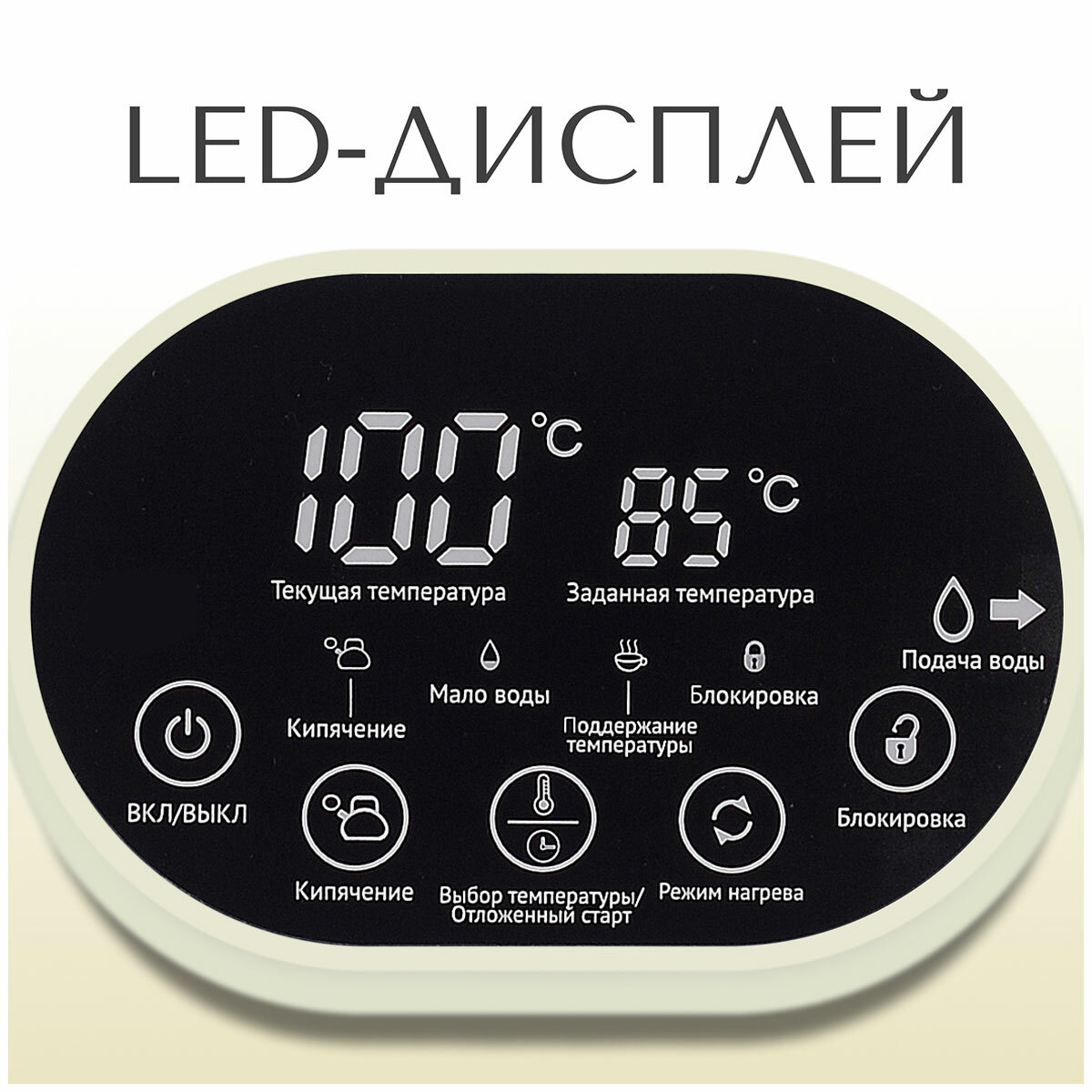 Термопот Tesler TP-4045 BEIGE — фото 1