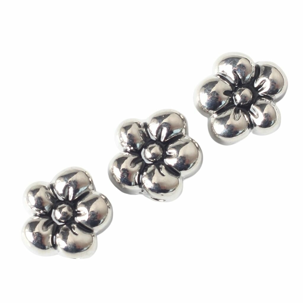 Упаковка из 10 бусин в форме цветка, аксессуар бисера с отверстием, ремесло, незаменимый шик для изготовления серьг, браслета, ожерелья