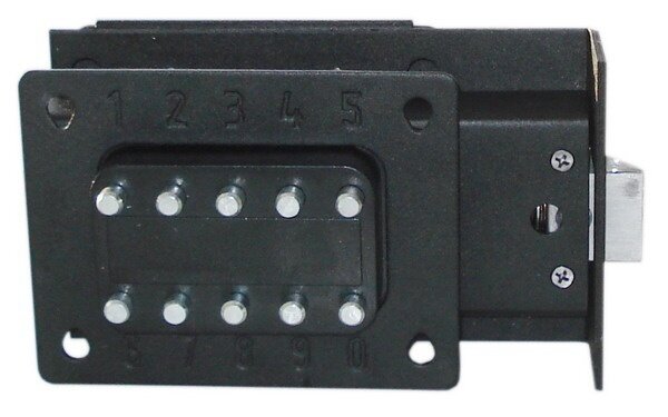 Замок накладной ТИС Кодовый ригель, Аверс