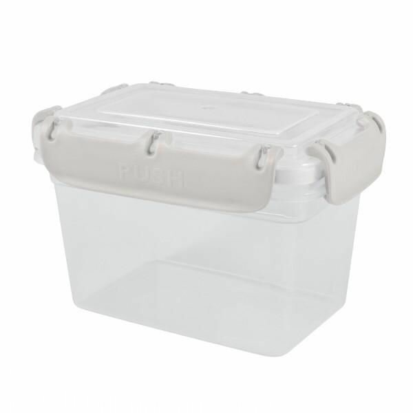 Контейнер для хранения Plast team "Bergen", с защелками, 0,7 л, цвет Пепельный жемчуг