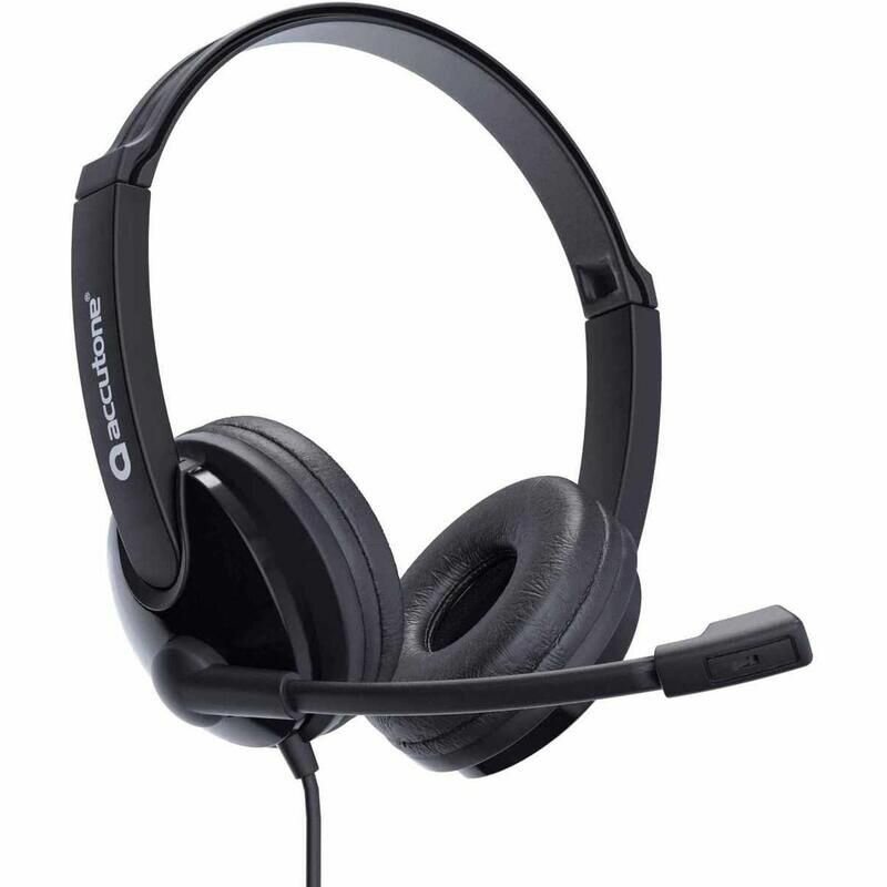 Гарнитура Accutone Черная, UB101, USB (ZE-UB101-RU)