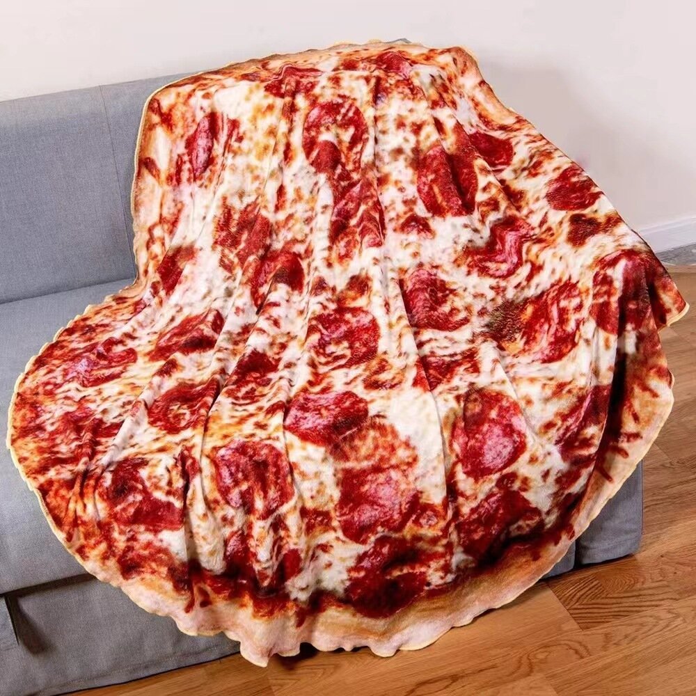 Плед Fun Pizza Flatbread Теплое одеяло