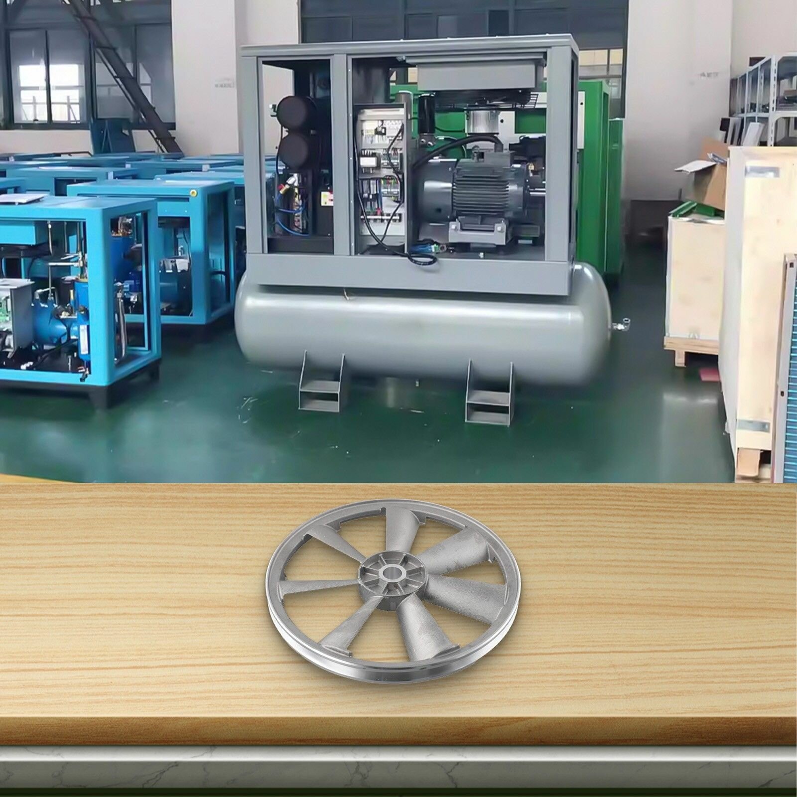 Воздушный компрессор ремень головка машины маховик одноканавочный треугольный шкив колесо