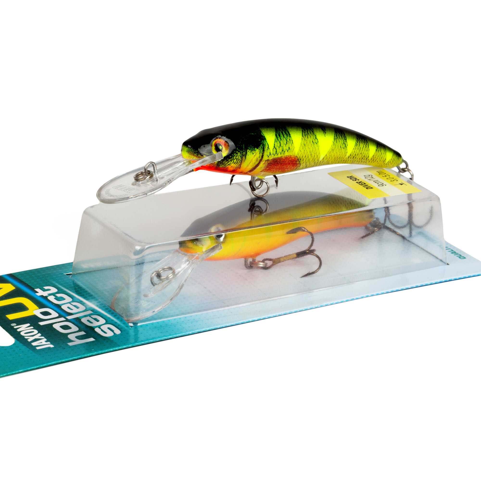 Воблер Jaxon Diver UV 9, плавающий, оригинал, 90 мм, 12 гр, 3-5 м, цвет #DROU