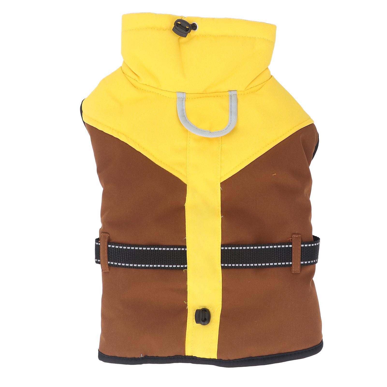 Собачья теплое покрытие водонепроницаемое регулируемое посадка Страница Стрипка Холодная погода одежда собака для зимы xl