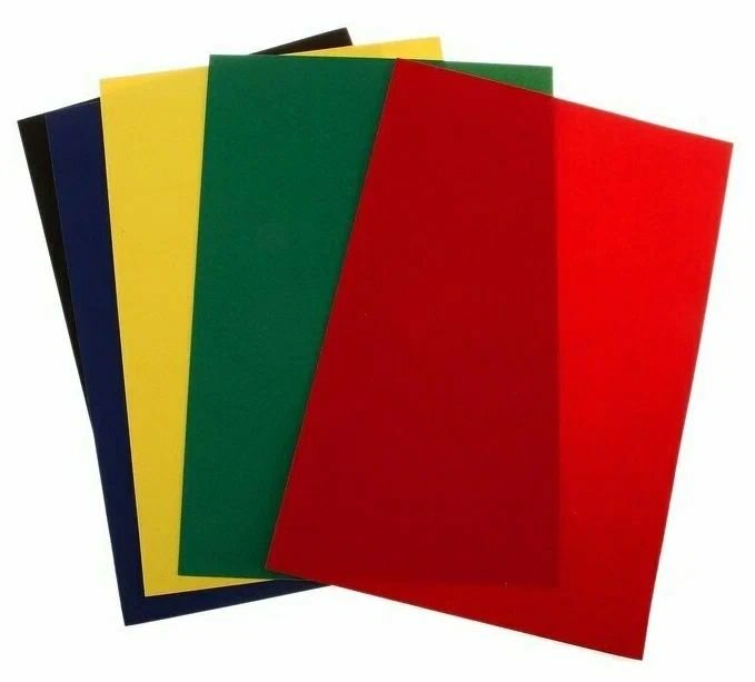 Бумага цветная бархатная самоклеющаяся, А4, 5 листов, 5 цветов, 11-405-35