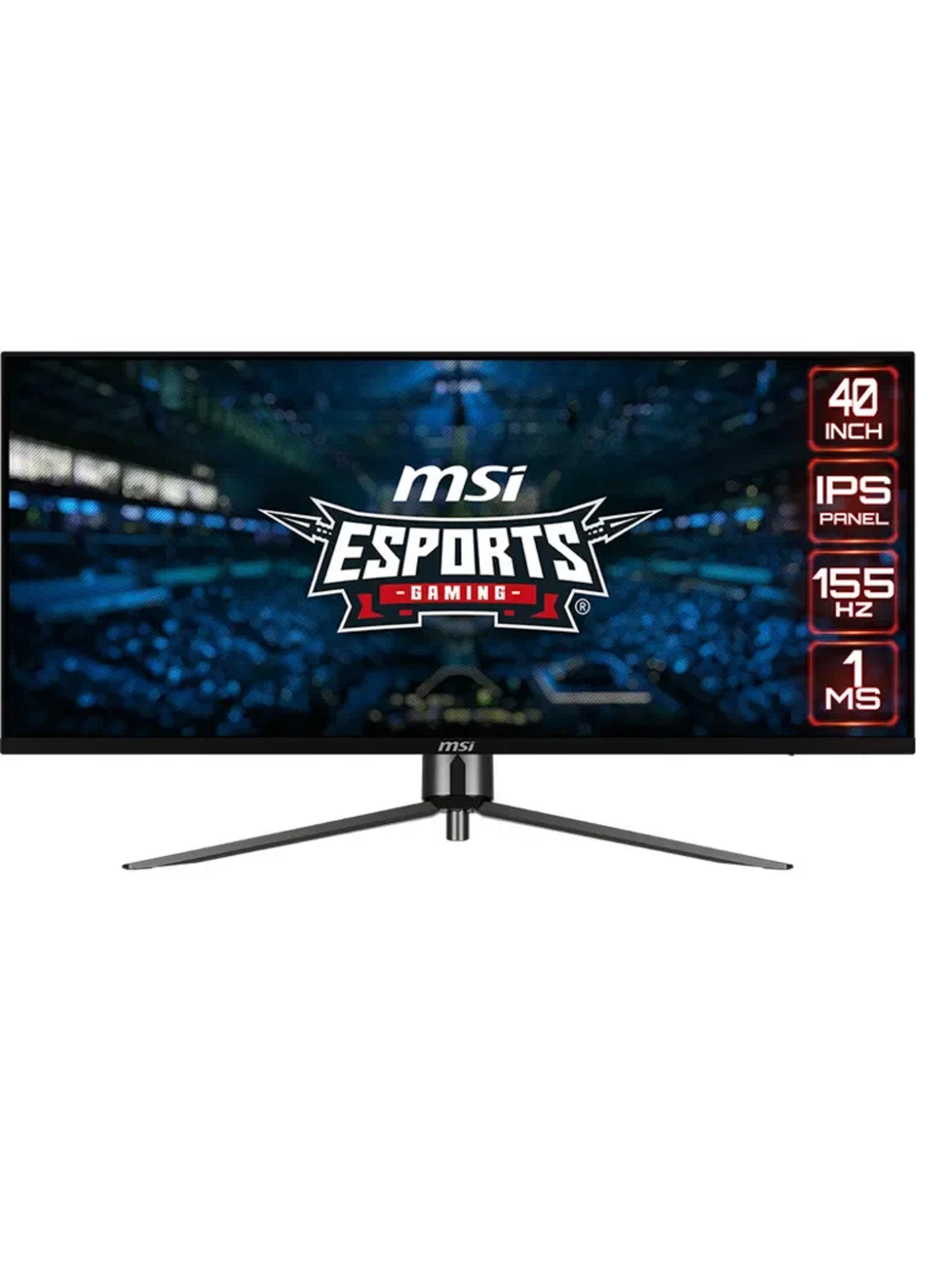 Монитор MSI MAG 401QR, диагональ 40", 3440х1440, IPS, 155Hz, черный