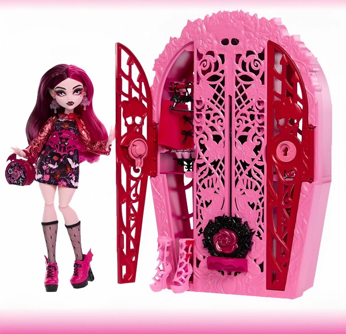 Кукла Monstr High Skulltimate Secrets Garden Mysteries Draculaura - Монстр Хай Страшные секреты Дракулаура HYT72