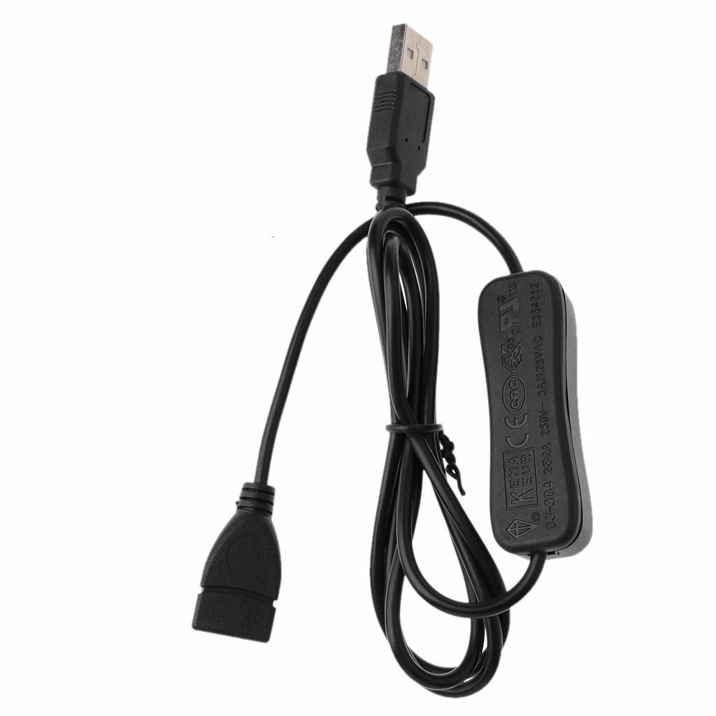 USB-удлинитель с выключателем, 1 метр