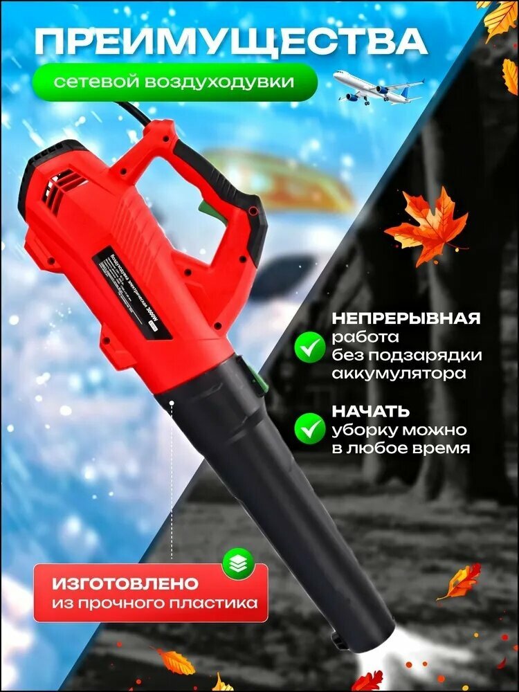 Воздуходувка,3000Вт — фото 1