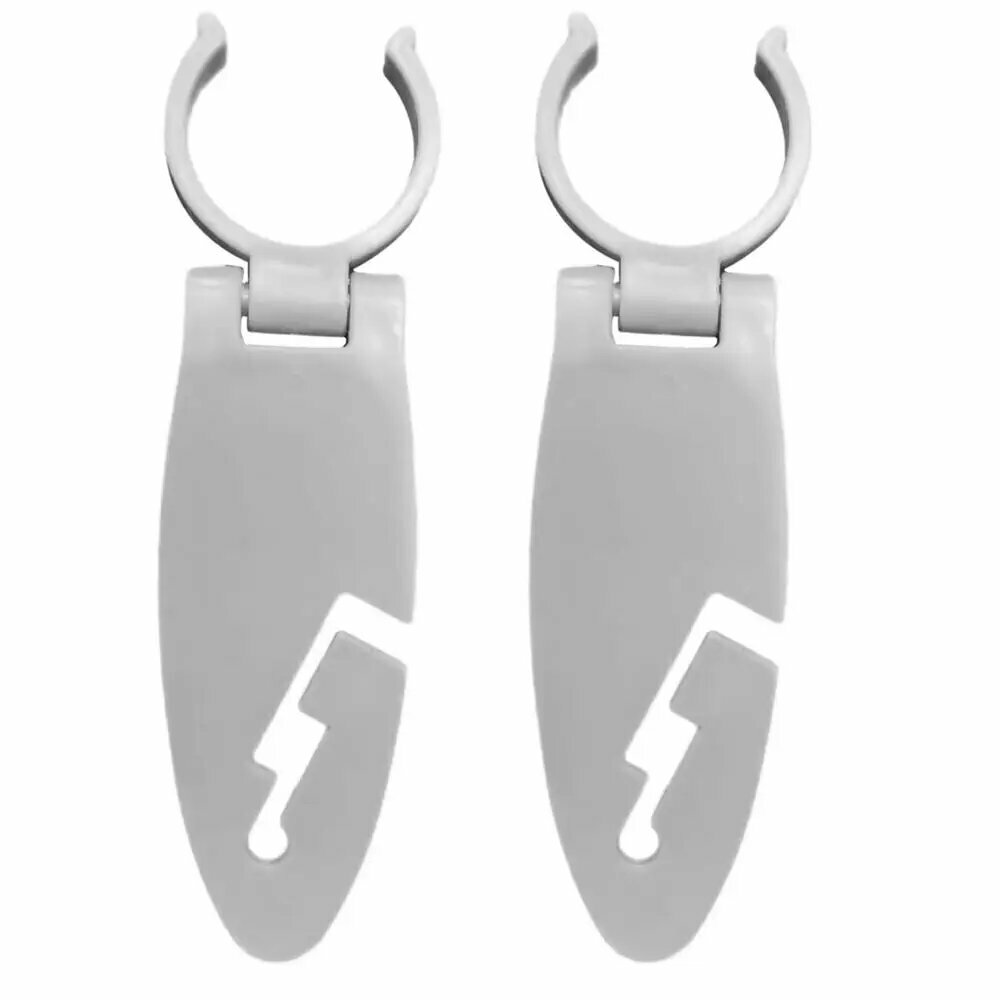 Разборные фиксаторы для плавных досок (2 шт.) White