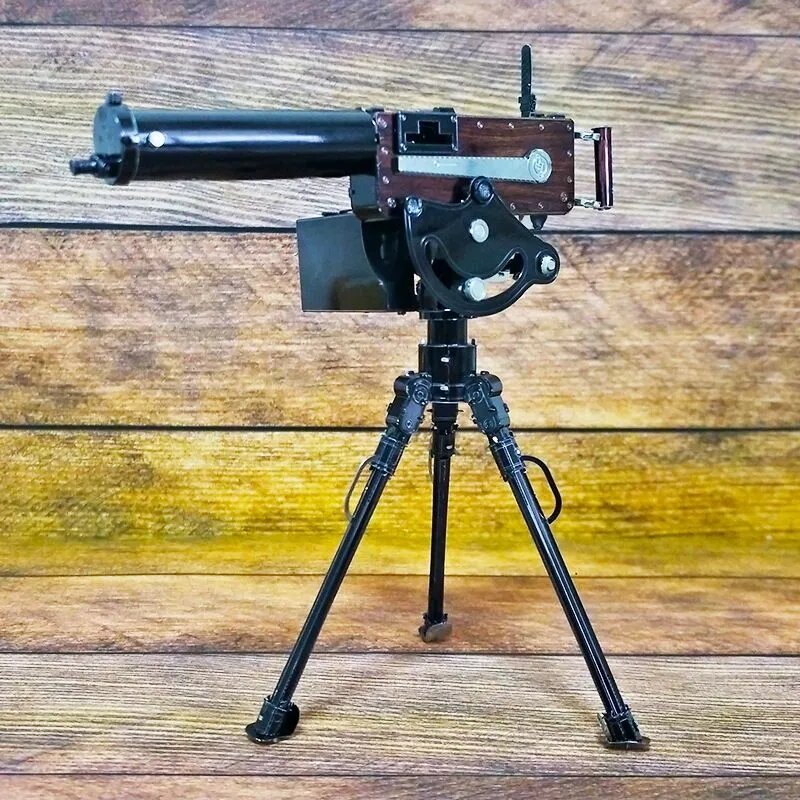 3D трехмерная головоломка из нержавеющей стали DIY креативная модель пулемет