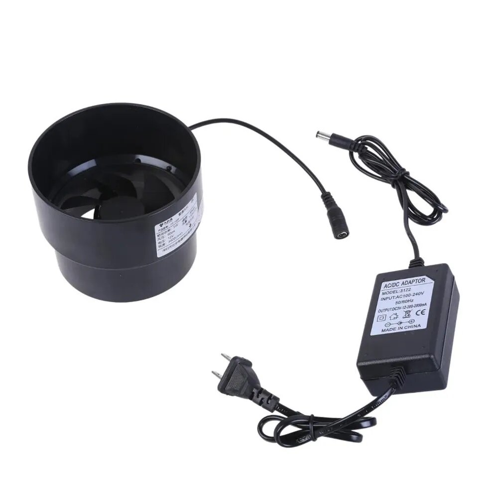 Канальный вытяжной вентилятор 110-100 мм Отрегулируйте размер вентиляционной трубы для ванной комнаты и кухни