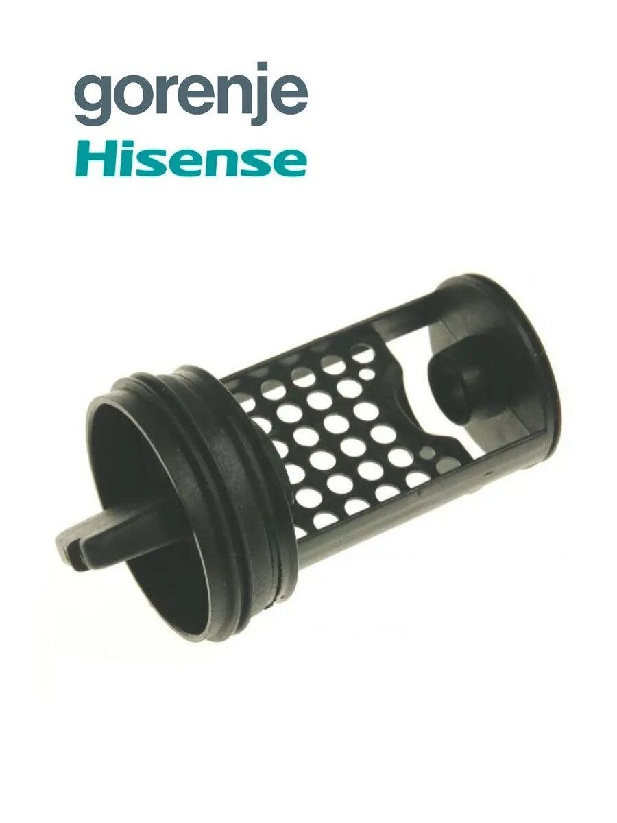 Оригинальный фильтр стиральных машин Gorenje, Hisense, Asko, черный