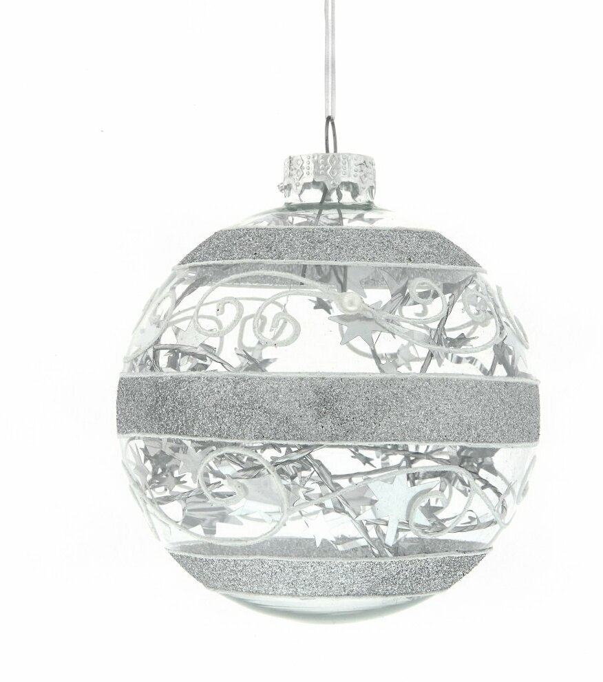 Украшение новогоднее Шар Ажурная сказка, D10 см KSM-743639