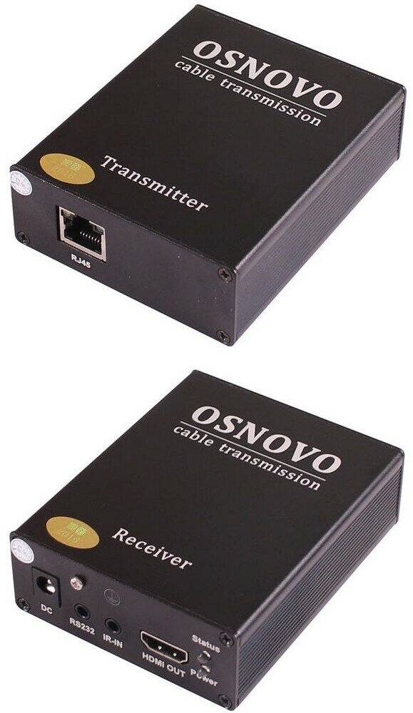 Комплект OSNOVO TLN-Hi/1+RLN-Hi/1 для передачи HDMI по сети Ethernet до 170 м