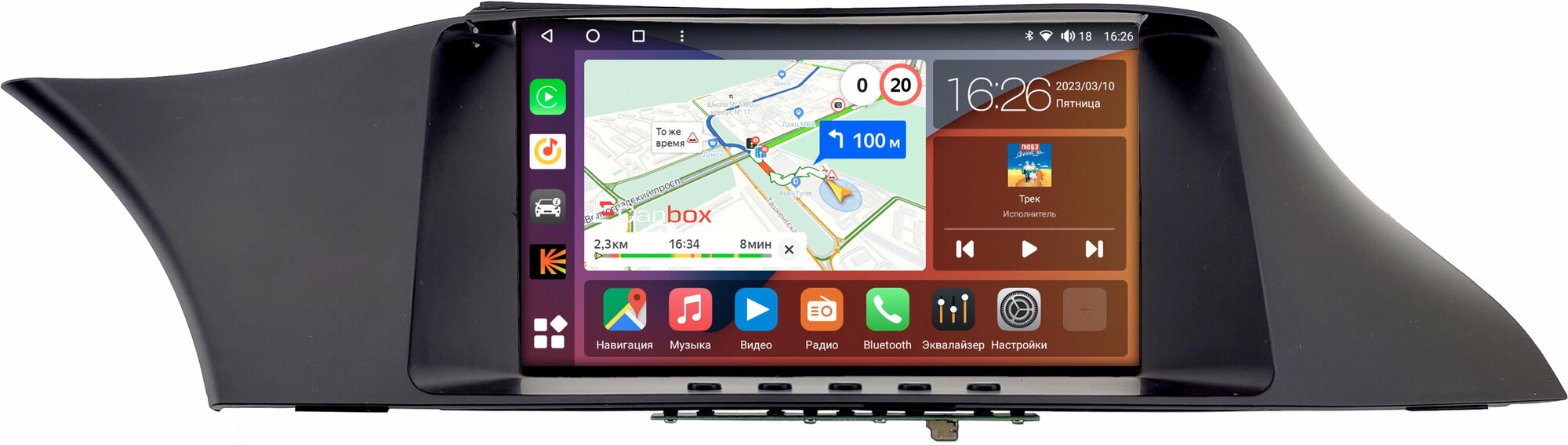 Штатная магнитола Canbox EVO 5811-9-1742 Honda Accord 9 2012-2019 (левый руль) Android 14 (4G-SIM, 6/128, DSP, QLed, AI, 360)