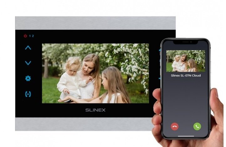 Slinex SL-07N Cloud Silver+Black