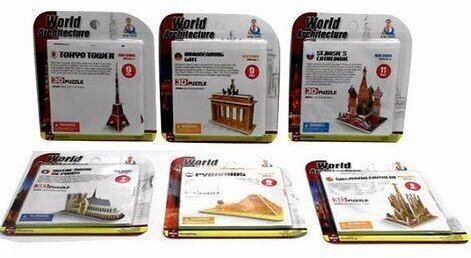 Пазл "Достопримечательности мира" (в асс) арт 168-C13