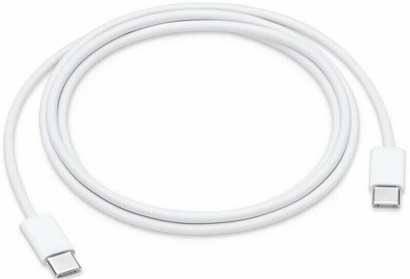 Кабель USB-C Charge Cable (1m) to Type-C для Apple iPhone 15 15 Pro 15 Pro Max 15 Plus / iPad / MacBook / Samsung / Sony Xiaomi Honor Poco Oppo Realme Tecno LeEco BQ MLL82ZM/A Model A1997 Без Коробки