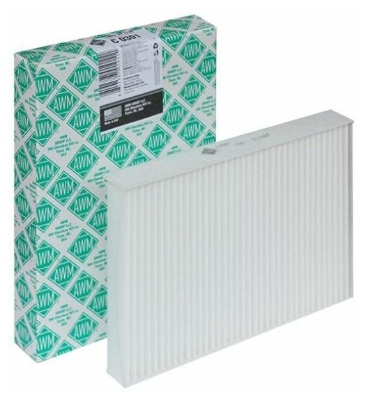 AWM C0301 Фильтр салона RENAULT Clio II 98-12, Kangoo 97-, Megane I 96-, Symbol 08-, Thalia I 00-08, Thalia II