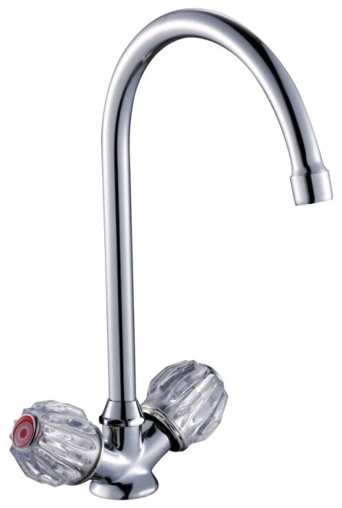 Смеситель для кухни (мойки) Rossinka Silvermix N02-72, вентильный