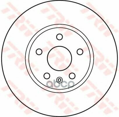 Диск тормозной OPEL INSIGNIA 08-/SAAB 9-5 10- R17" передний вент. D 321мм. TRW арт. DF4996S