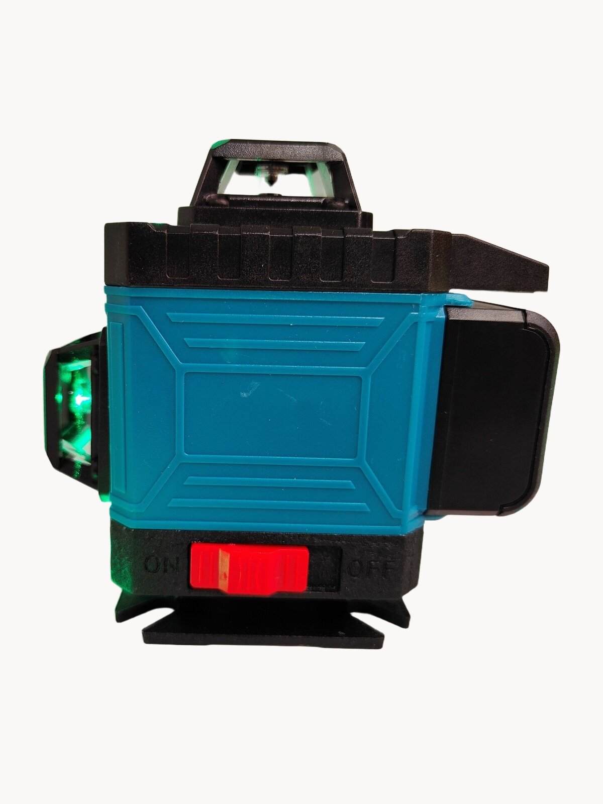 Лазерный уровень зеленый луч 4D 16 линии с ЛЕД дисплеем индикатор заряда