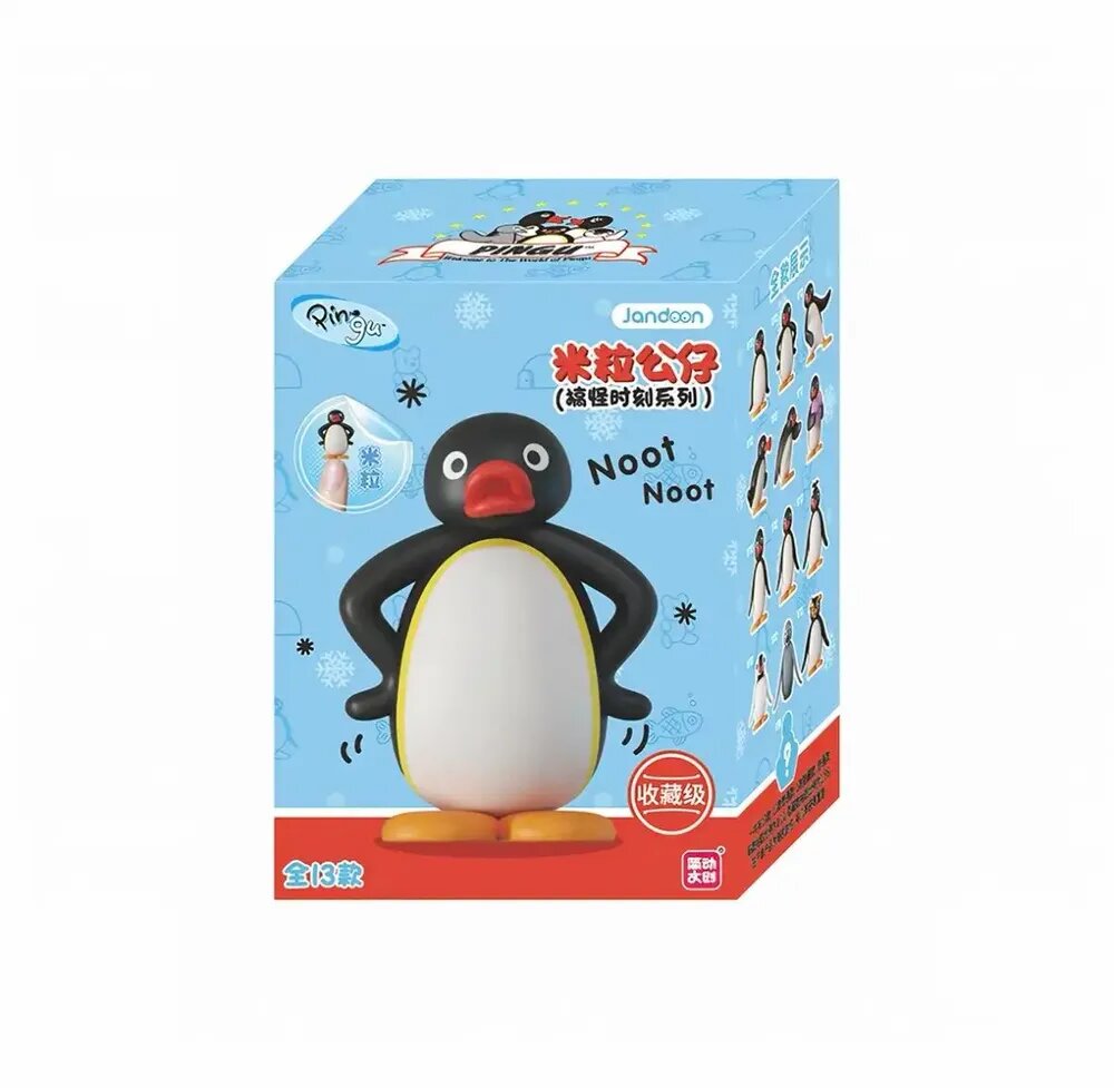 Pingu Blind Box коллекционная мини фигурка пингвин слепая коробка