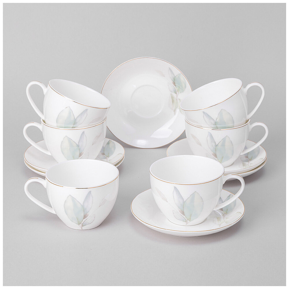 Чайный набор 422-142 lefard inspiration нежность на 6 пер. 12 пр. 260 мл