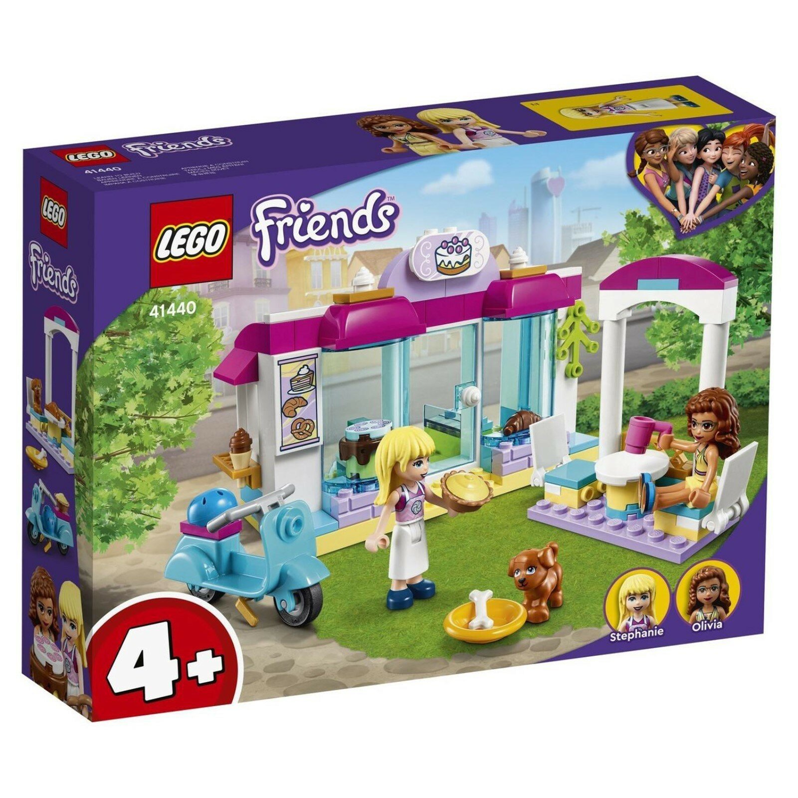 Конструктор LEGO Friends 41440 Пекарня Хартлейк-Сити, 99 дет.