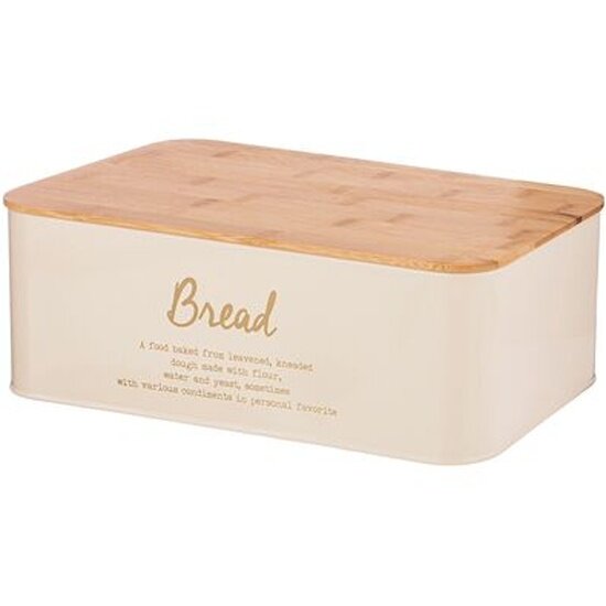 Хлебница 2 в 1 Agness "арктик" 6 л, 34х18х12,5 см