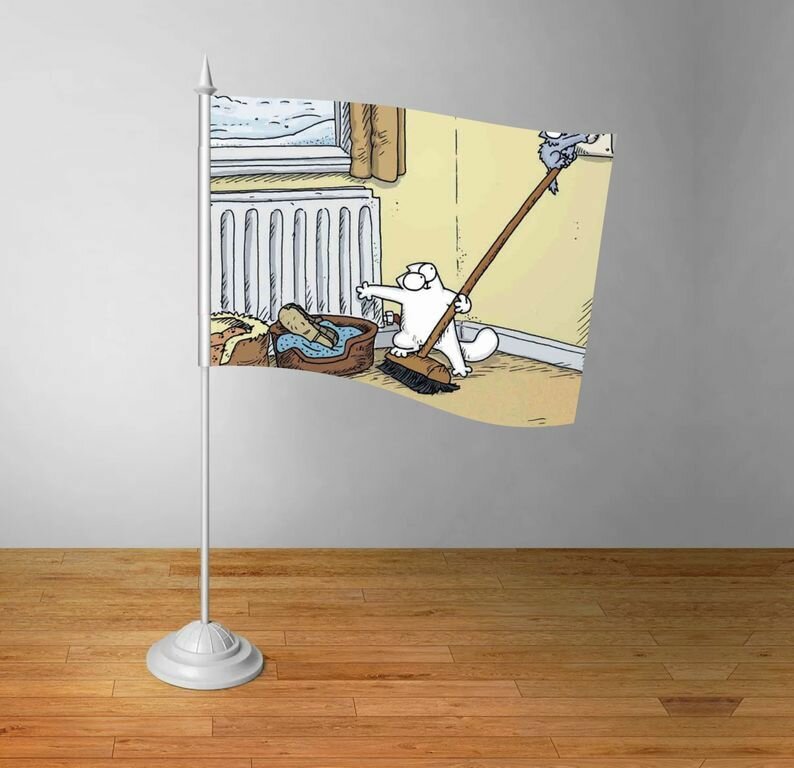 Флажок GOODbrelok Simon s Cat, Кот Саймона №4