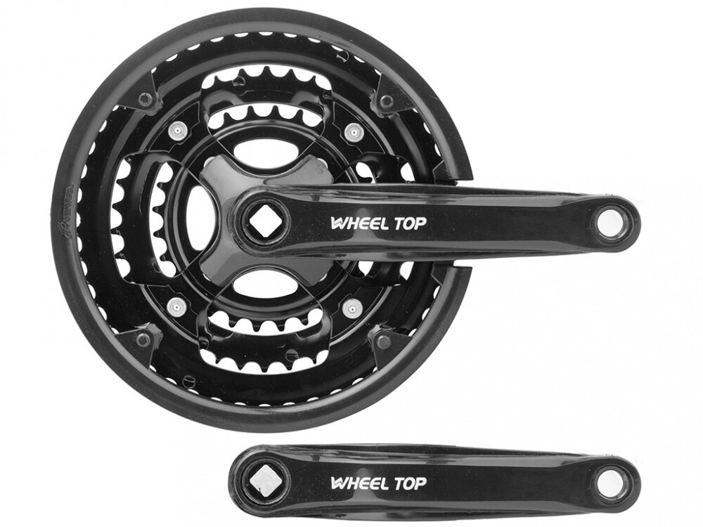 Система шатунов под квадрат 28/38/48Т, 170мм, сталь